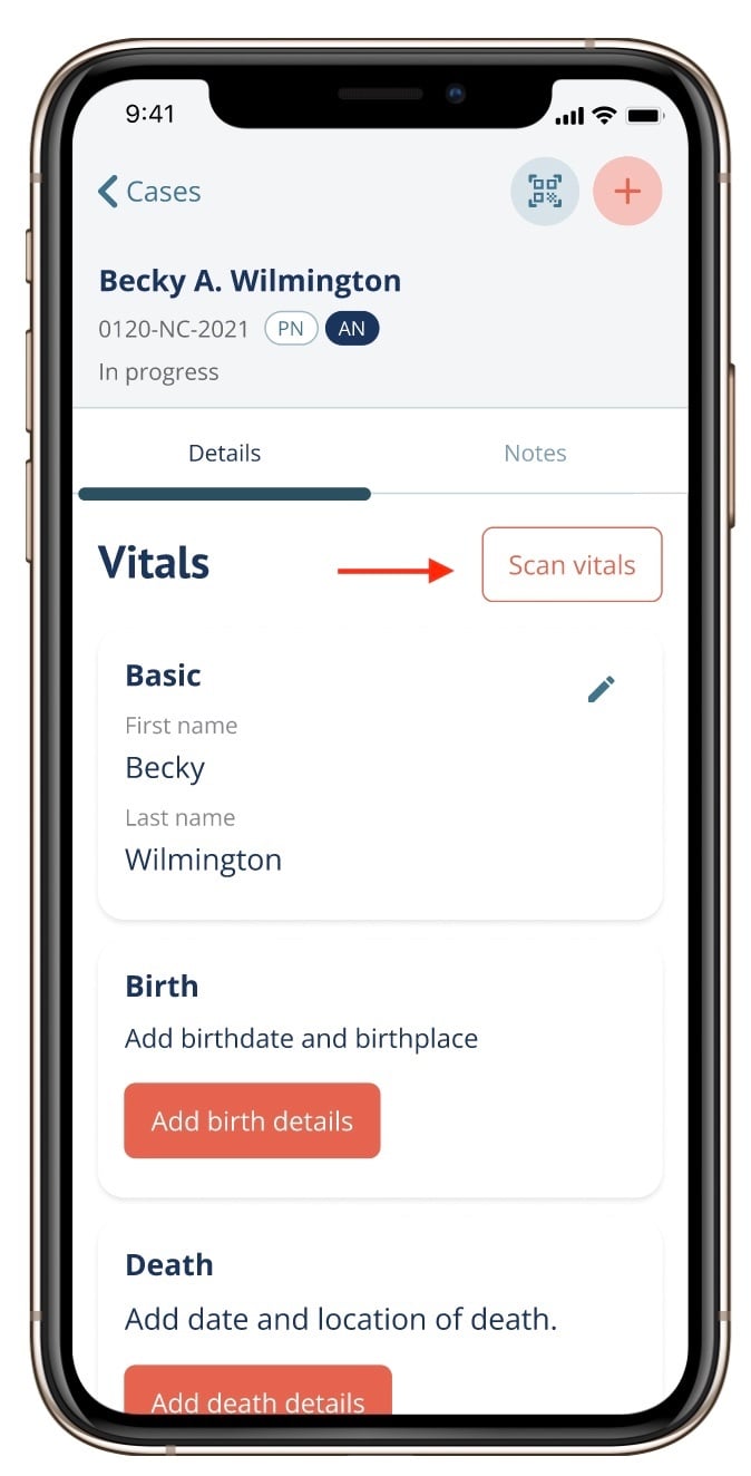 Enter First Call and Vitals info with the AI Scanner 🎥