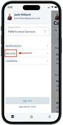 Sign in to Passare Mobile