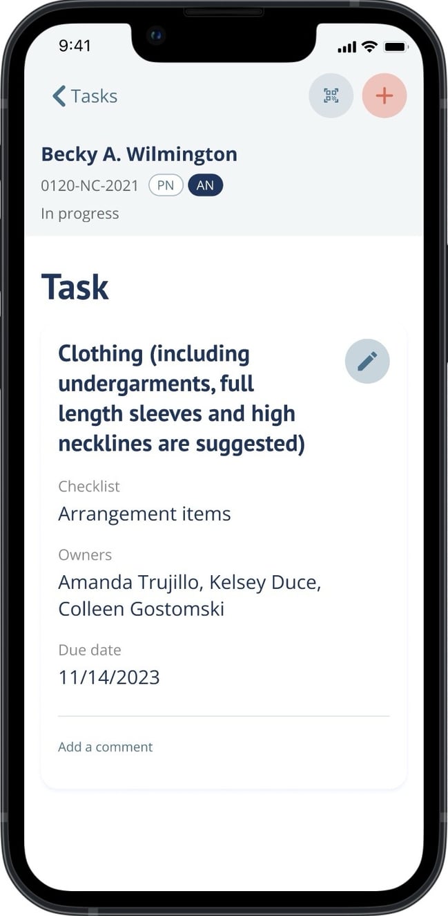 Getting started with mobile case tasks