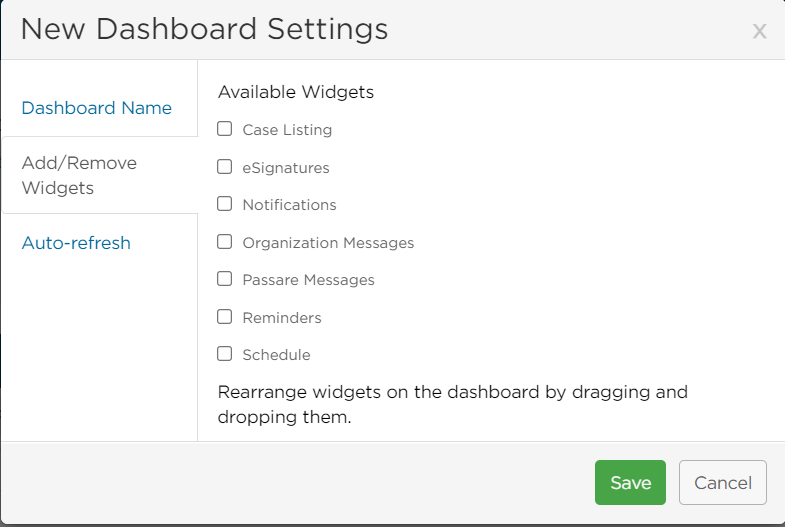 Getting started with dashboards
