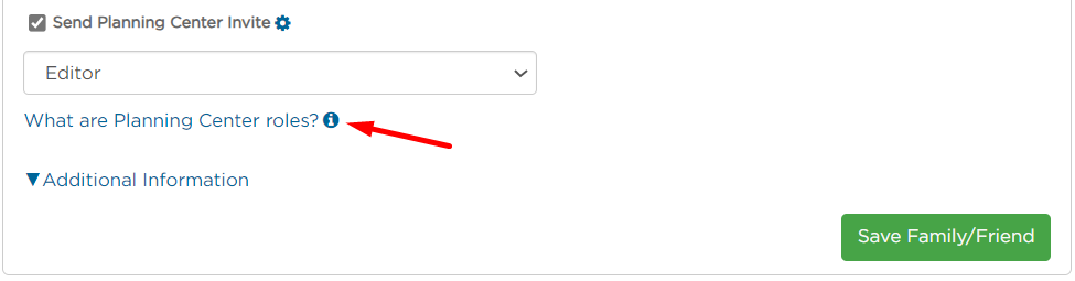 Send Planning Center invites via text or email