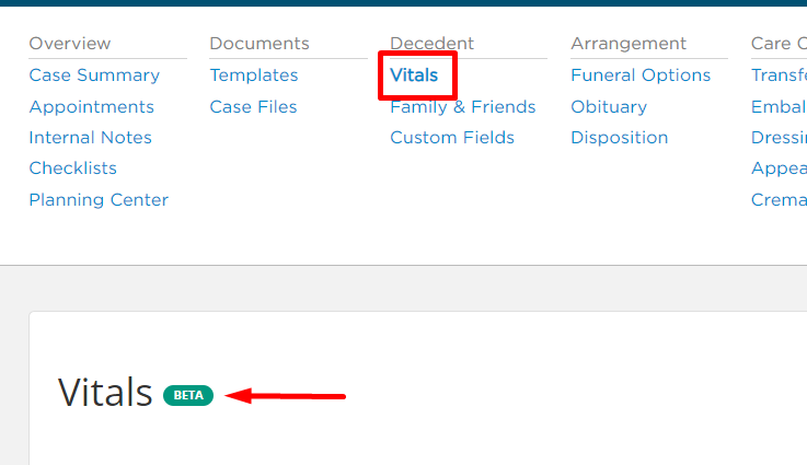 Getting started with Vitals (beta)