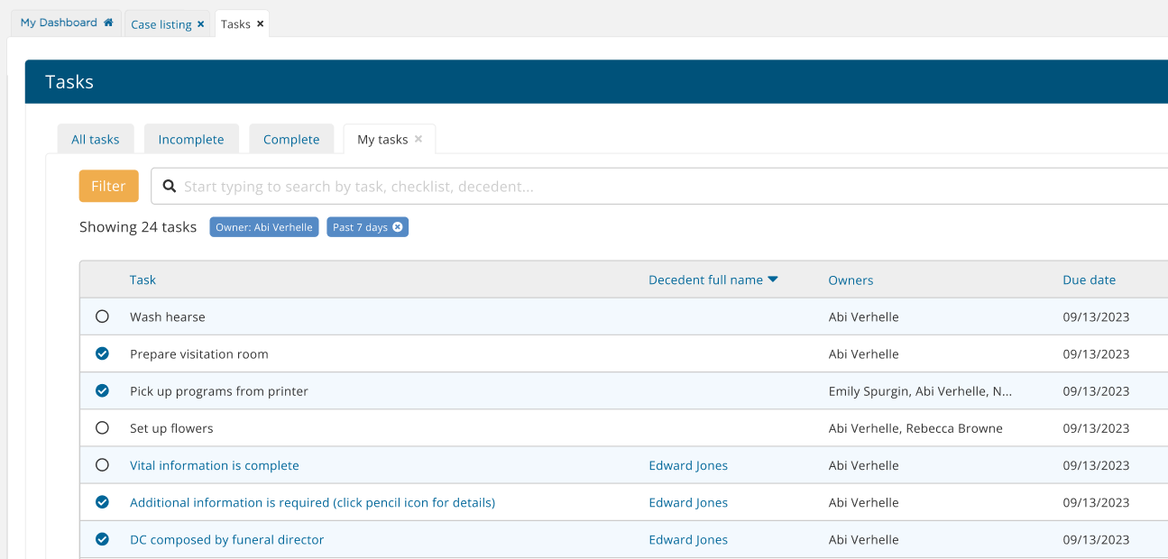 Getting started with Tasks