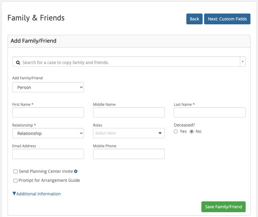 Assign Planning Center roles